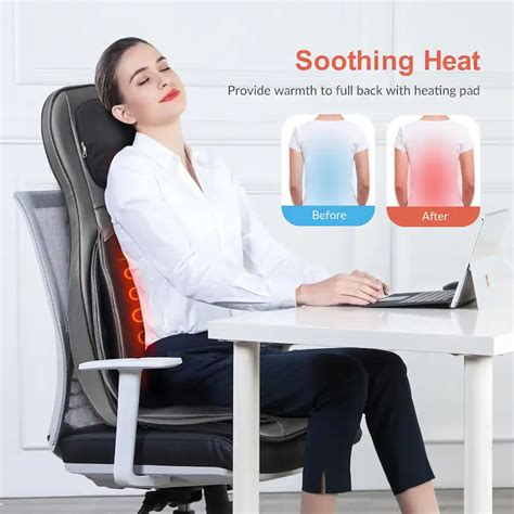 Comfier Shiatsu Neck Back Massager With Heat Air Compression Massage