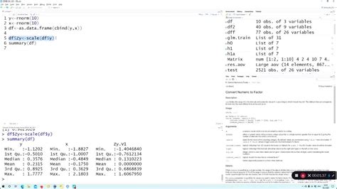 R Standardize Variables Scale Youtube