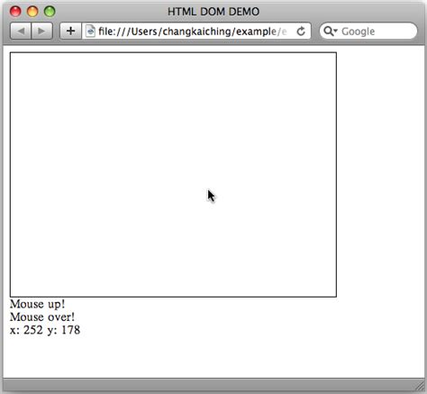 程式語言教學誌 fb youtube pydoing html dom 快速導覽 元素的事件處理屬性 onmousemove