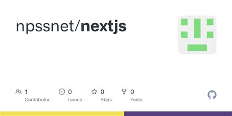 Github Npssnet Nextjs