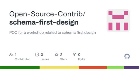 Github Open Source Contribschema First Design Poc For A Workshop