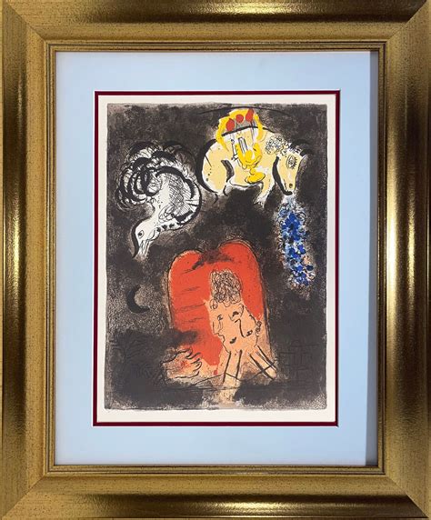 Marc Chagall Original Lithograph The Story Of Exodus 1966 Auction