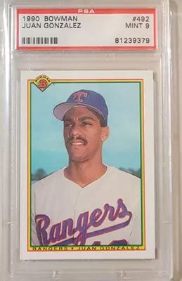 Juan Gonzalez Rookie Cards Best Picks