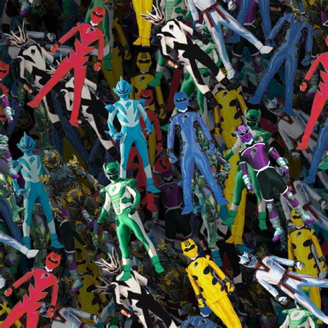 Power Rangers Jungle Fury 22 Pattern Crew