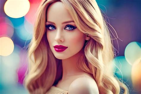 Premium Ai Image Ai Generated Cute Girl Doll