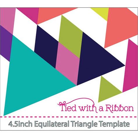 4 5 Equilateral Triangle Template Creative Abundance Catr605 Fat