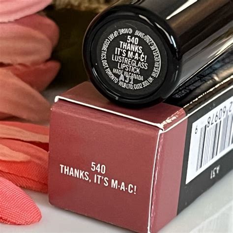 Mac Cosmetics Makeup Mac Lustreglass Lipstick Thanks Its Mac 54 Poshmark