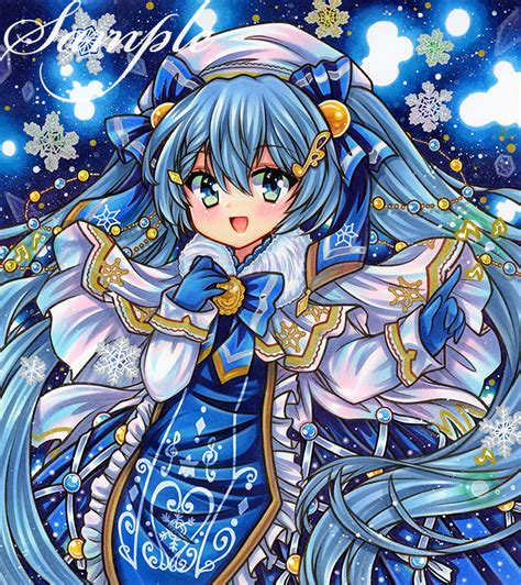 Rui Sugar3 Hatsune Miku Yuki Miku Yuki Miku 2021 Vocaloid Light Blue Hair Marker Rui Sugar3 Hatsune Miku Yuki Miku Yuki Miku 2021 Vocaloid Light Blue Hair Marker
