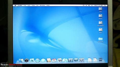 hackintosh leopard apple osx 10 5 5 on pc team bhp