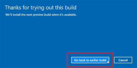 How To Revert To Previous Builds In Windows 10 Make Tech Easier
