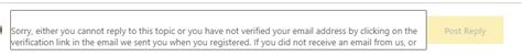 Cant Participate In The Power Bi Community Error Message Is Useless