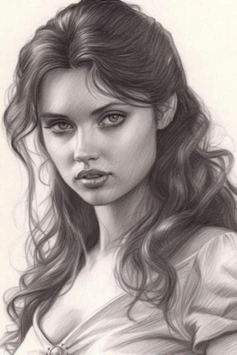 Pencil Drawings Of Girls