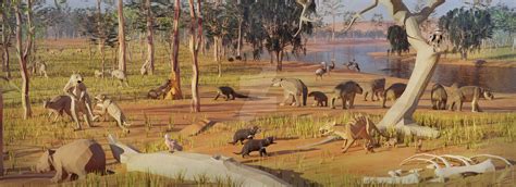Pleistocene Australia Community Scene By Kuzim On Deviantart