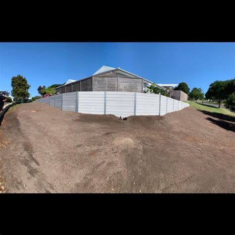 Our Customers Recent Project In Ballina Nsw Using Our Grey Plain Smooth Concrete Sleepers For