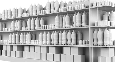 grocery store collection 2 3d model 99 max fbx obj 3ds free3d