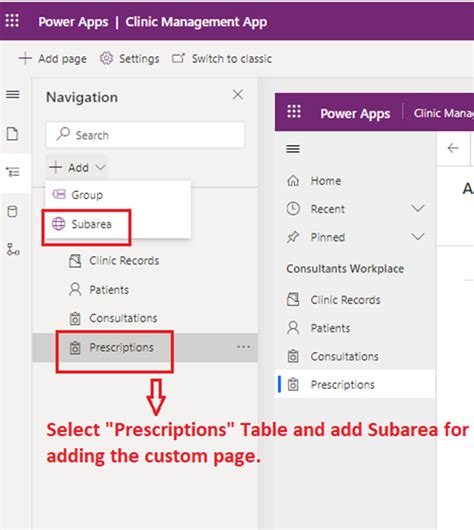 how to add a custom page to an existing model driven app dynatecon
