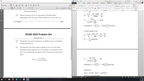 Dsp Tutorial Problem Set 4 Youtube