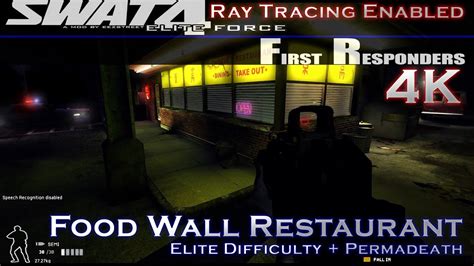 Swat 4 Elite Force First Responders Food Wall Restaurant Elite
