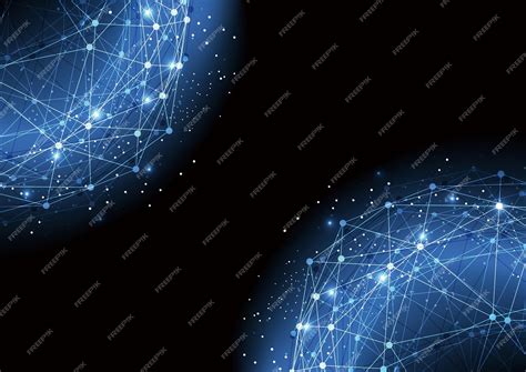 Premium Vector Vector Polygon Background Abstract Technology Communication Data Science