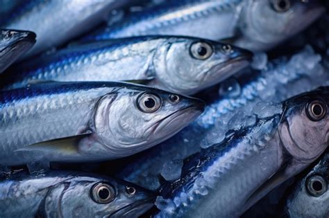 Premium Ai Image Mackerel As Background