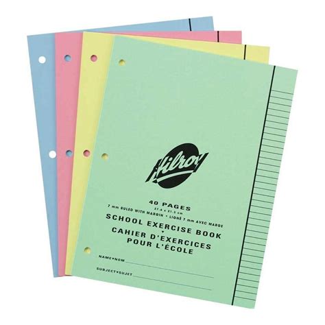 Hilroy Multi Size Exercise Notebook X Mm Ruling Pages Assorted Colours