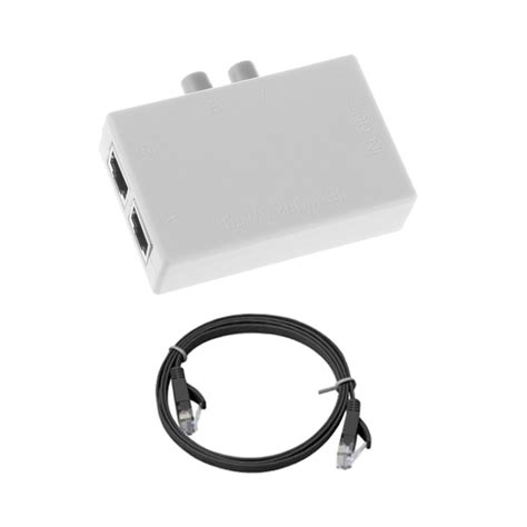 Rj45 Interruptor Selector Divisor 2 Puertos Conmu Grandado