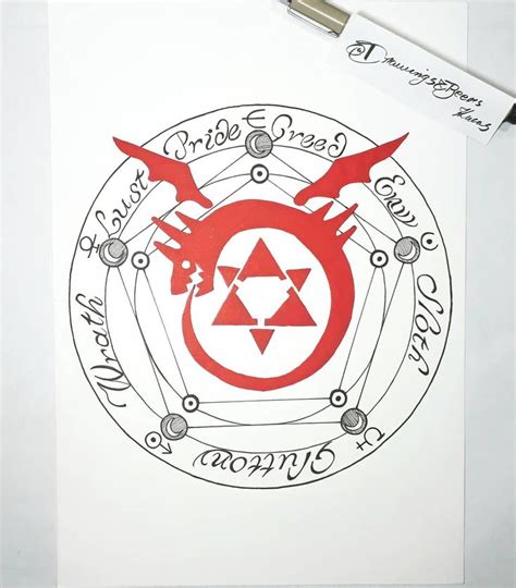 Fullmetal Alchemist Homunculus Tattoo Meaning Fullmetal Alchemist