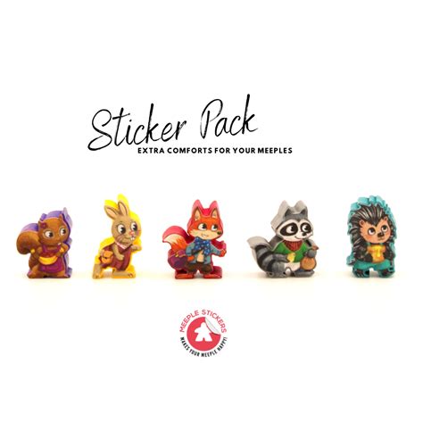 Creature Comfort Maple Valley Sticker Set Meeple Stickers