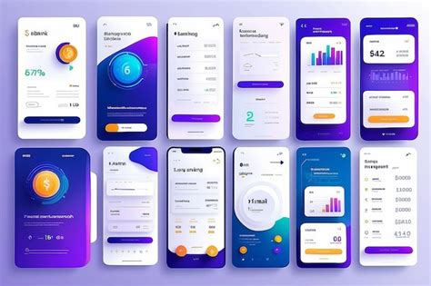 premium photo process of creating an interface for a mobile app user interface and experience