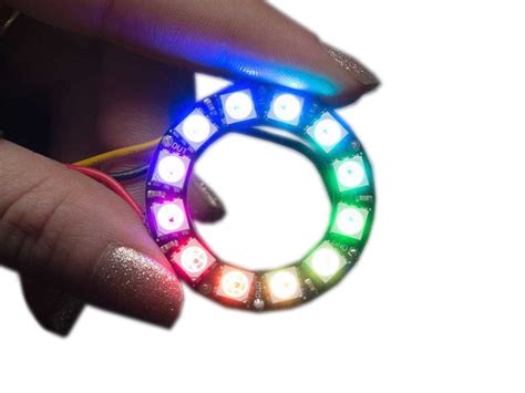NeoPixel Ring 12 x 5050 Adreslenebilir RGB LED Uygun Fiyatıyla Satın Al Direnc net