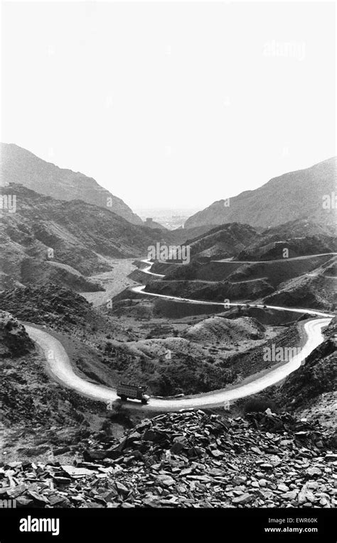 The Road Connecting Pakistan With Afghanistan Through The Khyber Pass