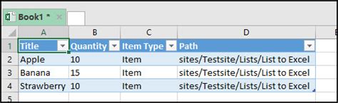 Export SharePoint List To Excel Add Update List In Excel