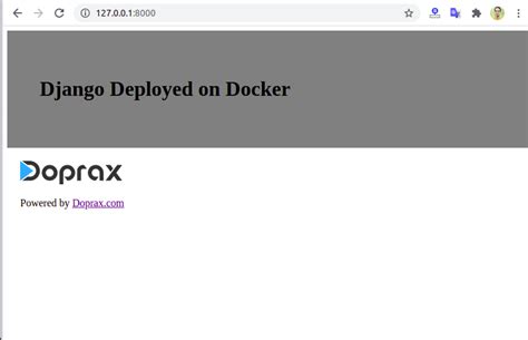 Deploy Django On Docker The Ultimate Guide Doprax