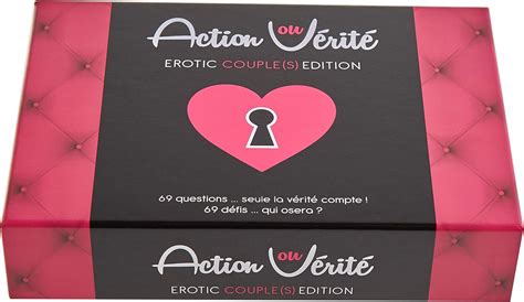 Tease Please Action ou Vérité Erotic Couple s Edition FR Jeux Sexuel Adulte Couple pour