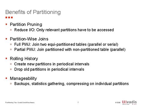 Partitioning Your Oracle Data Warehouse Just A Simple