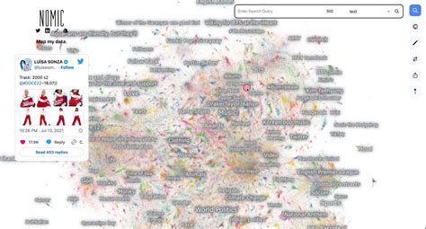 Nomic Ai On Twitter Every Point Is A Highly Retweeted Tweet Published Between November 2009