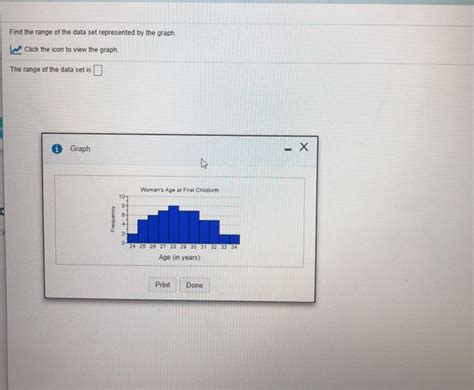 Solved Find The Range Of The Data Set Represented By The