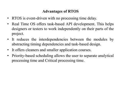 Tos Based Embedded System Design And Development Ppt