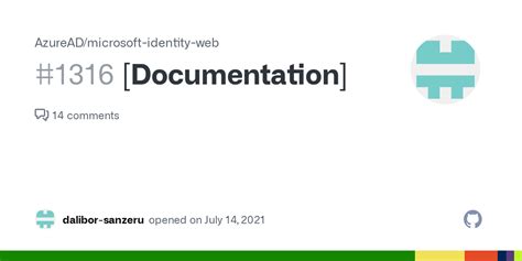 Documentation Issue AzureAD Microsoft Identity Web GitHub