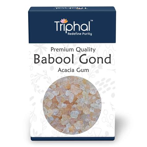 Buy Babool Gond Kikar Gum Acacia Gum 100 Natural Triphal