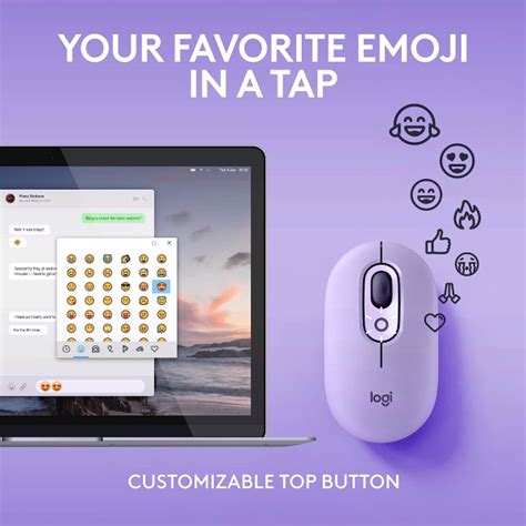 Buy Logitech Pop Wireless Mouse With Emoji Button Function Instok Kenya