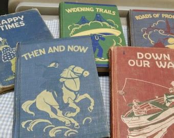 1950s School Books Etsy