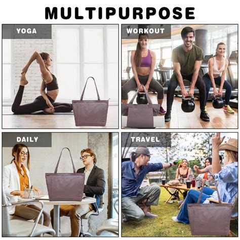 Yoga Mat Bag With Adjustable Yoga Mat Holder Pocket Fits Most Size Mats