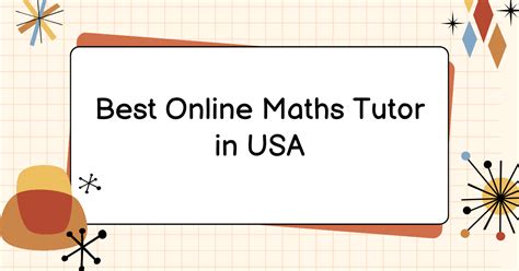 Best Online Maths Tutor In Usa