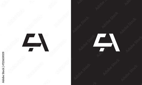 Ca Logo Monogram Unique Logo Black And White Logo Premium Elegant