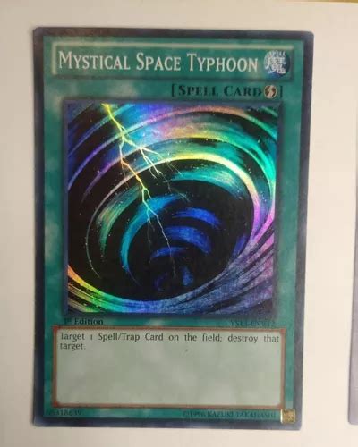 Yugioh Ys13 Env12 Mystical Space Typhoon 1st Edition Meses Sin Interés