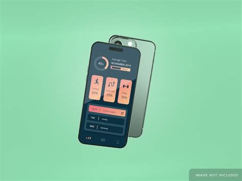 스마트폰 앱 인터페이스 화면 모형 프리미엄 Psd 파일