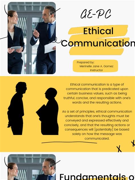 Ethics Communication Pdf Communication Information
