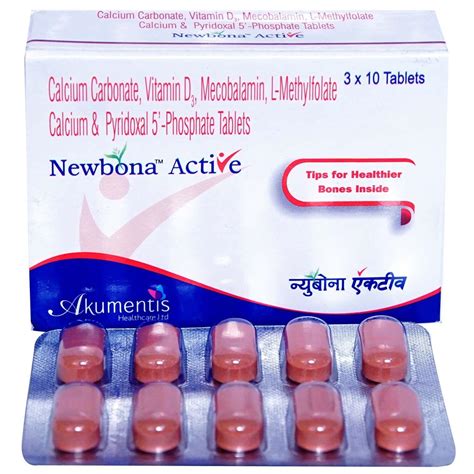 Newbona Active Tablet Essential Vitamins And Minerals For Bone Health