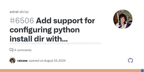 Add Support For Configuring Python Install Dir With `uvpythoninstalldir` On `uvtoml` · Issue